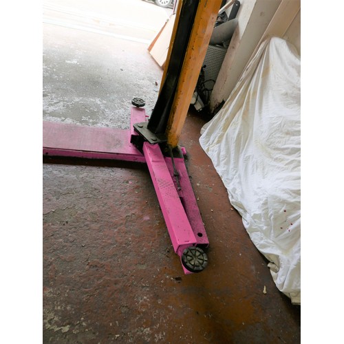 A Tecalemit Twintec MK5 2.5 tonne two-post automotive vehicle lift, cat ...