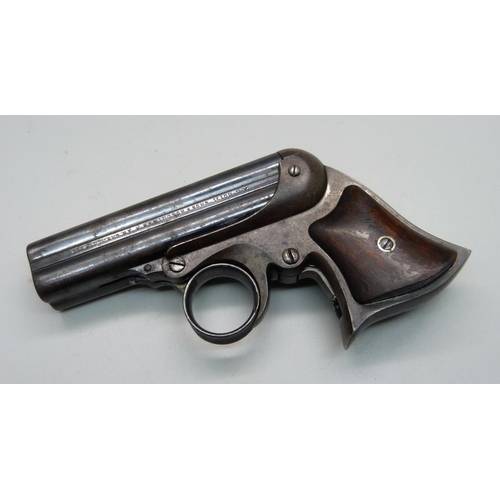 A good .32 rimfire Remington-Elliott four shot Derringer, circa 1880 ...
