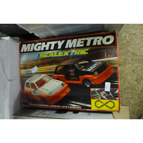 A Scalextric Mighty Metro set