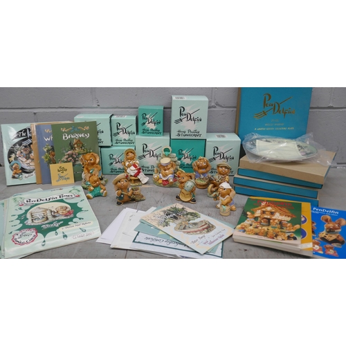 A very large collection of Pendelfin figures and large Pendelfin ...