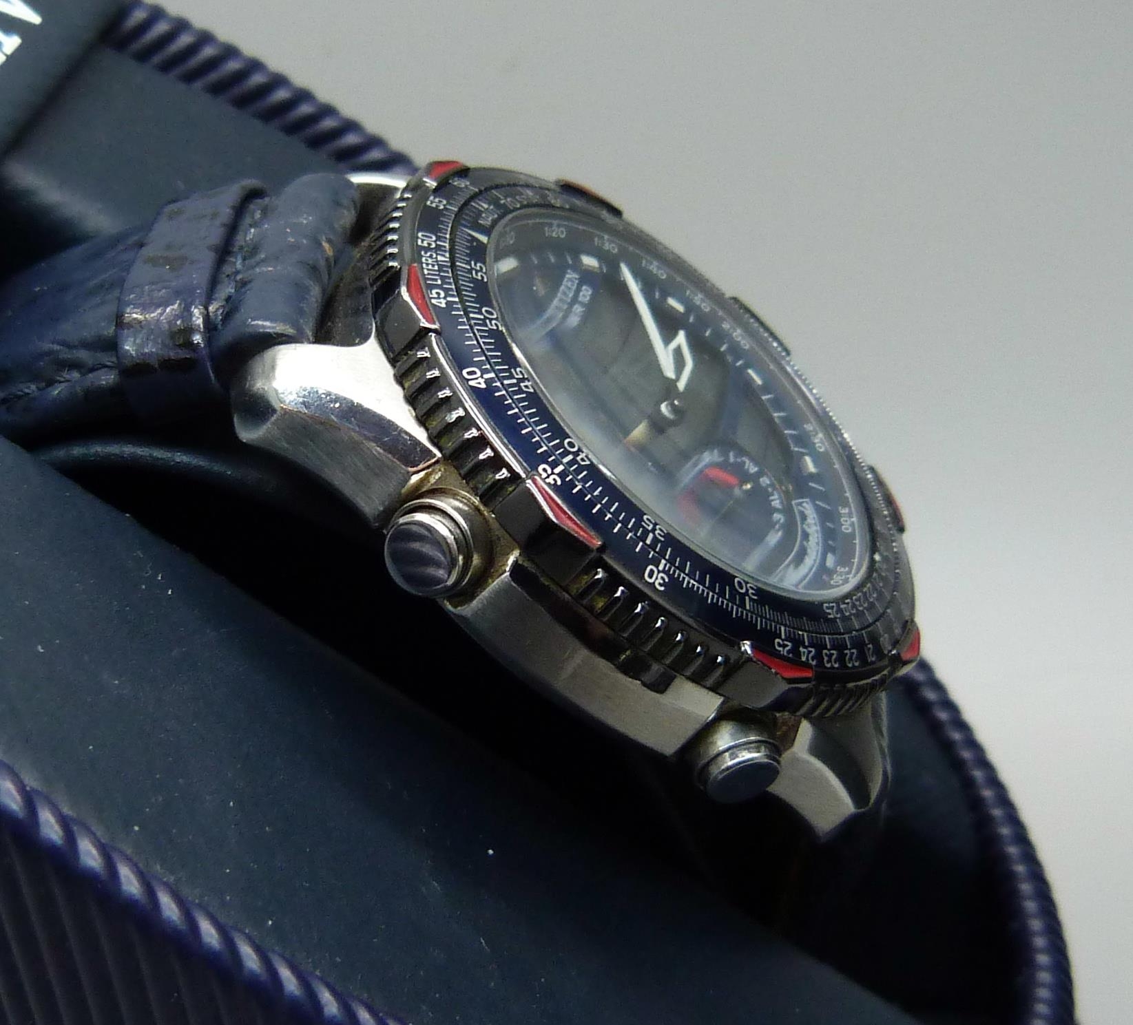 A Citizen Promaster quartz Navihawk Thunderbirds wristwatch, boxed with ...