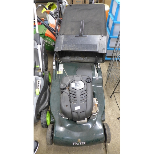 A Hayter Harrier 56 BBC Autodrive Intek Edge lawn mower with a Briggs ...