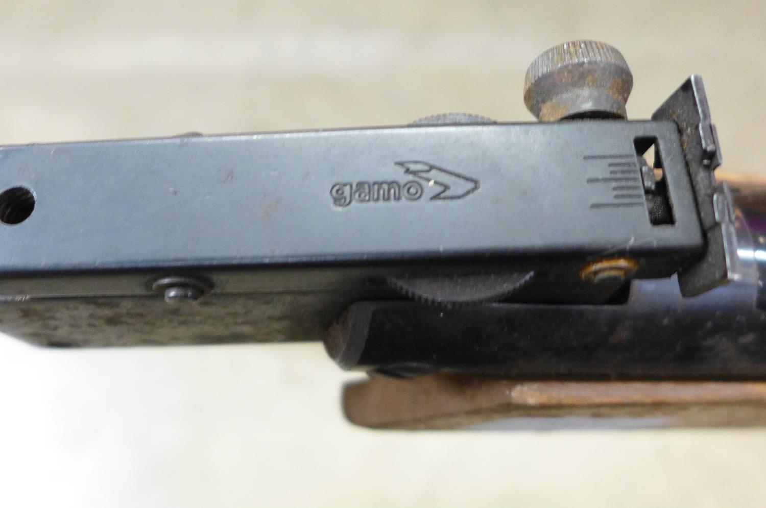 A .22 Superfire Power Magnum air rifle by ASI and an ASI 4 x 20 scope