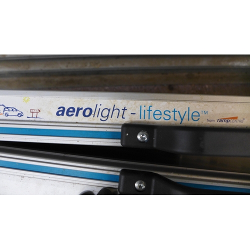 A set of Rampcentre Aerolight lightweight wheelchair ramps