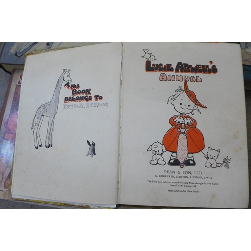 Seven vintage annuals for girls from the 1930s onwards including The ...