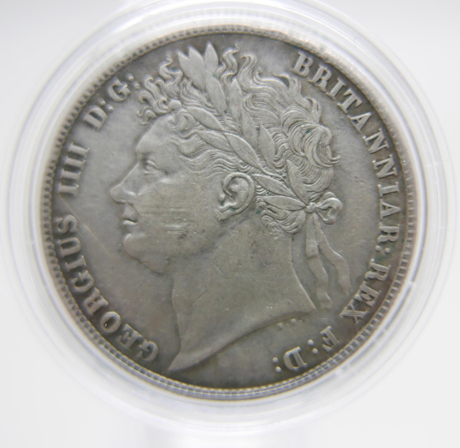 A George IV half-crown, 1823