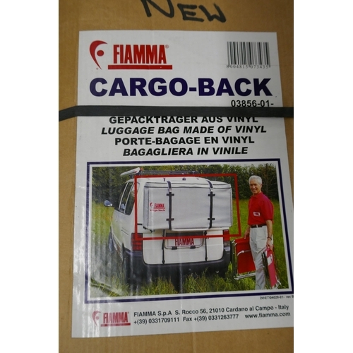 An unused Fiamma Cargo-Back vinyl luggage bag
