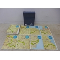 A vintage boxed set of RAC UK route planning maps