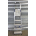 A 5 rung aluminium step ladder