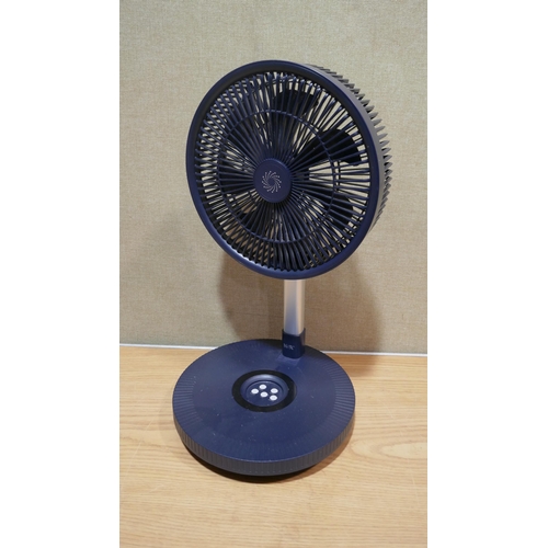 Nsa Folding Stand Fan with remote and box (339-224) *This lot is ...