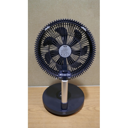 Nsa Folding Stand Fan with remote and box (339-224) *This lot is ...
