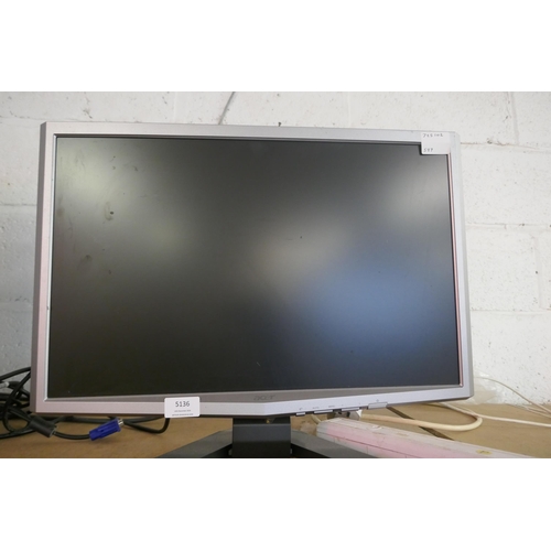 An Acer X223W, 22" LCD PC monitor