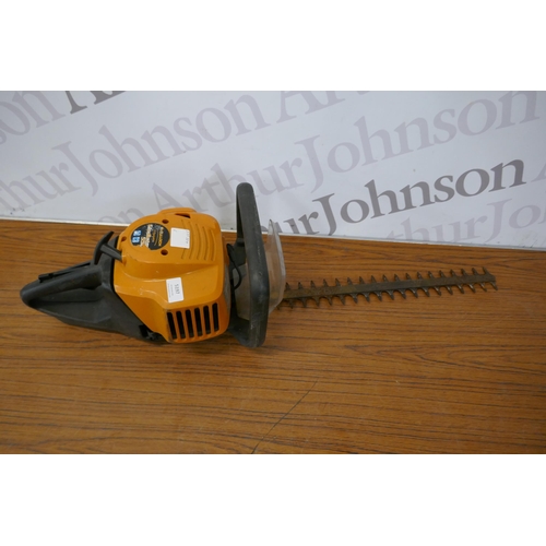 A Ryobi RHT2660DA petrol driven hedge trimmer and a McCulloch Gladiator ...