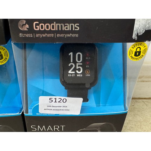 Two Goodmans Fitness Smart watches