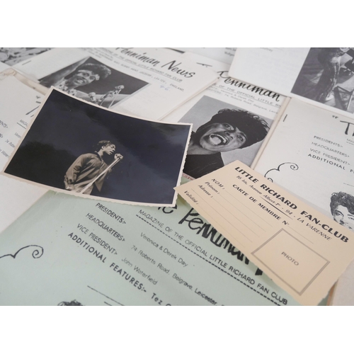 Rock n Roll Little Richard Fan Club memorabilia