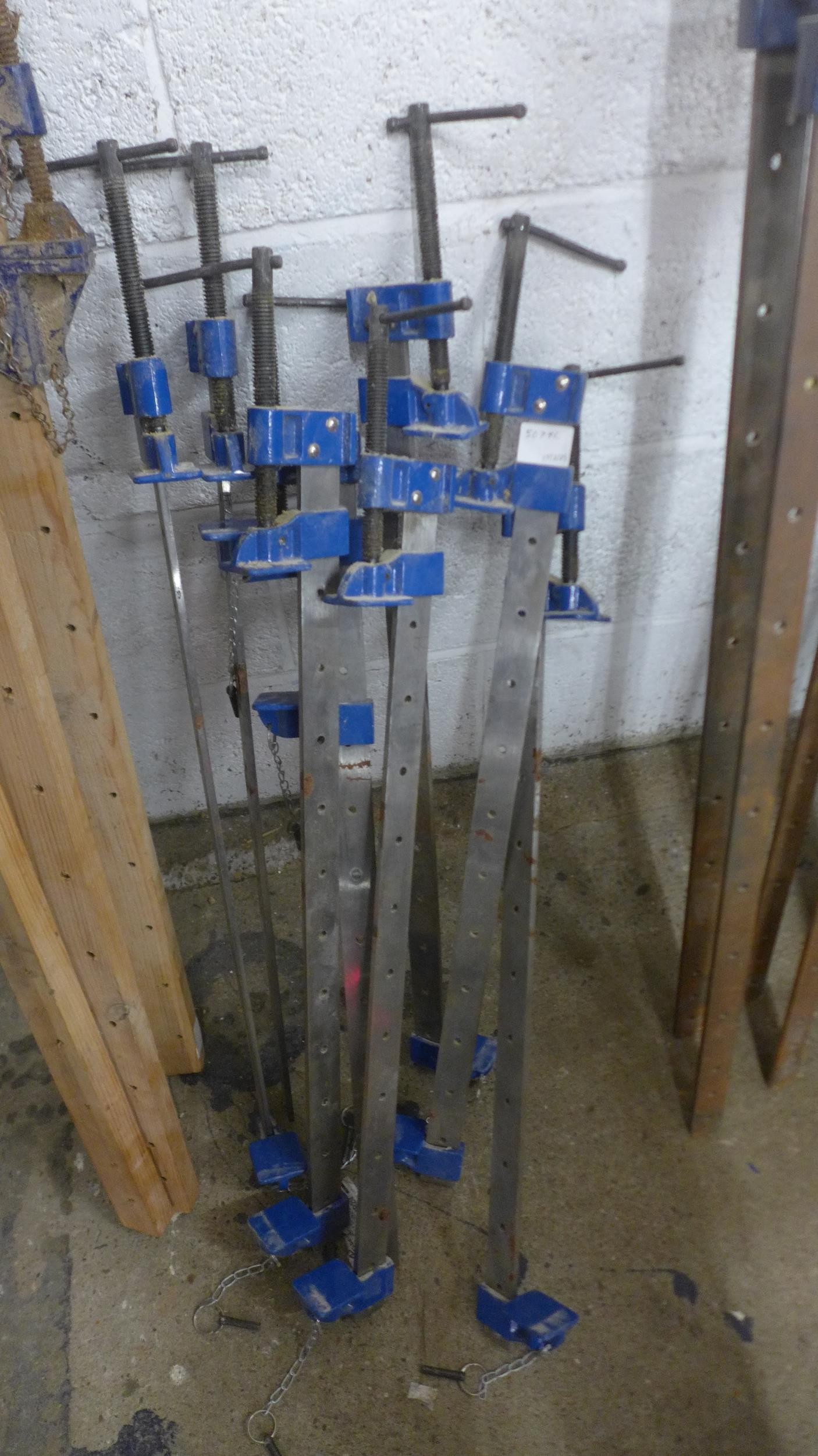 8 x 24" steel sash clamps