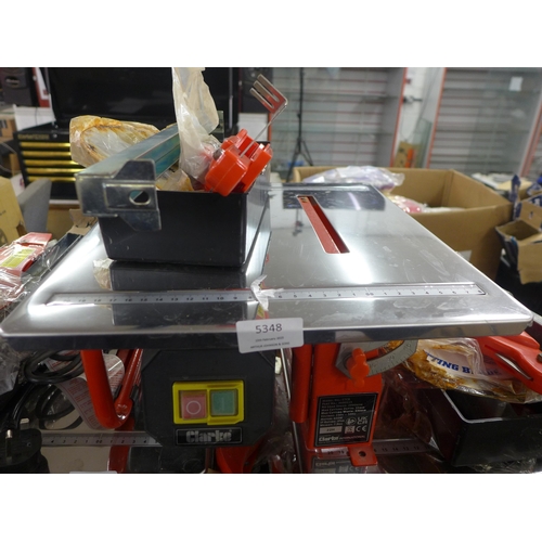 A sample Clarke ETC8 230v electric tile cutter* This lot is subject to VAT