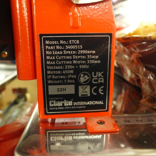 A sample Clarke ETC8 230v electric tile cutter* This lot is subject to VAT