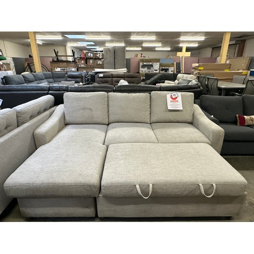 Coddle Aria beige sofa bed with storage - (transit marks), original RRP ...