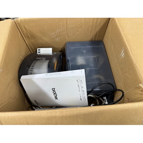 A Brother P-Touch QL-560 label printer