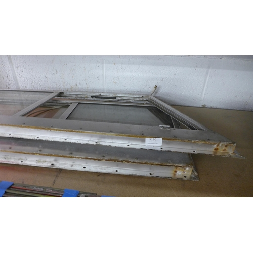 2 boat window frames
