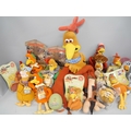 A large collection of Chicken Run soft toys collectable characters, to ...