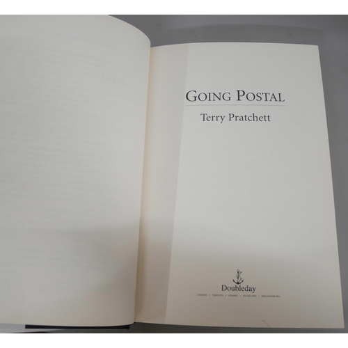 Four first edition Terry Pratchett hardback books comprising of Unseen ...