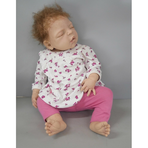 A Mary Shortle of York re-born partial silicone doll