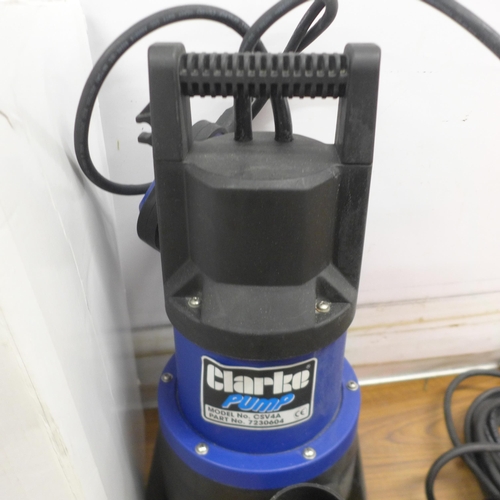 A boxed sample Clarke pump CSV4A puddle pump * This lot is subject to VAT