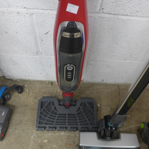 A Gtech cordless hedge trimmer, Shark steam mop, Bissell handheld ...