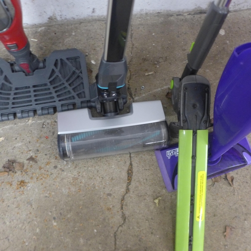 A Gtech cordless hedge trimmer, Shark steam mop, Bissell handheld ...