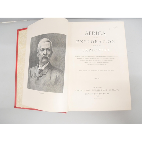 A collection of four books on African exploration including Africa by ...