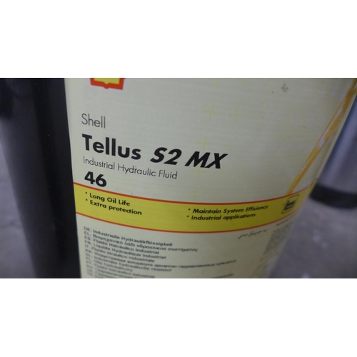A 25 litre drum of Shell Tellus S2 mx oil, sealed, unopened