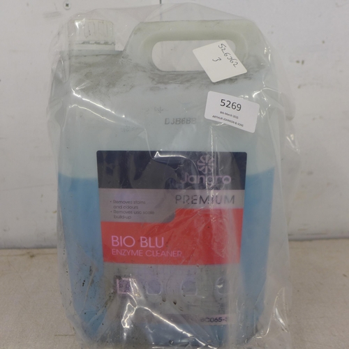A 5 litre and a spray bottle of Bio Blu enzyme cleaner *This lot is ...