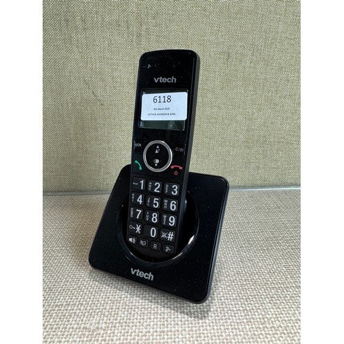 Vtech cordless phone, model no: ES2000, VTech white twin handset ...