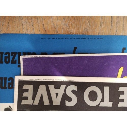 A group of three World War II ARP recruitment posters