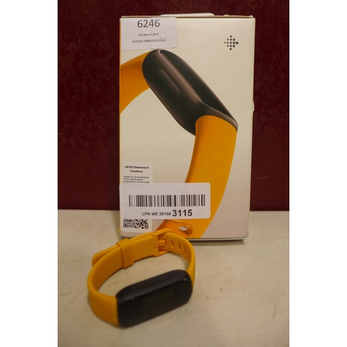 Fitbit Inspire 3 fitness tracker with yellow activity band RRP £84.99 ...