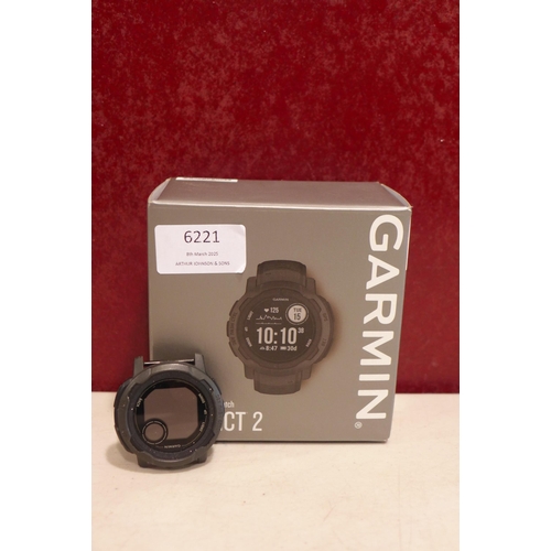 Garmin Instinct 2 graphite GPS smart watch, model no: MIL-STD-810G *This lot is subject to VAT