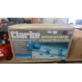 A sample Clarke woodworker CWL12 Professional 37"- 5 speed 240V wood ...