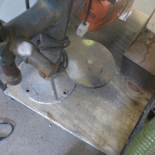 A vintage piller drill **Failed PAT test due to damaged cable