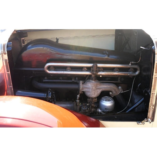 A 1928 Franklin Model 11A car in fully restored working order. Made by ...