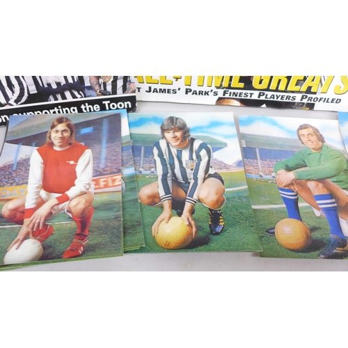 Assorted signed football books, Newcastle United, Macdonald x 3, Bobby ...