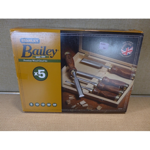Stanley "Bailey" Chisel-Set, Silver/Brown, original RRP £75.82 + VAT ...