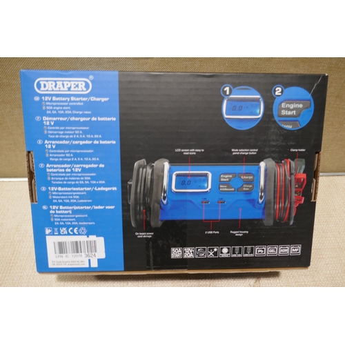 Draper 12V Battery Charger with Recondition Mode - Model 70807 ...