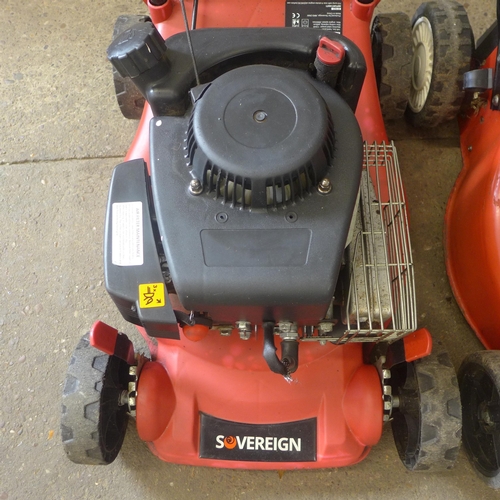 A Mountfield HP454, 45cm hand propelled petrol lawn mower, a Mountfield ...