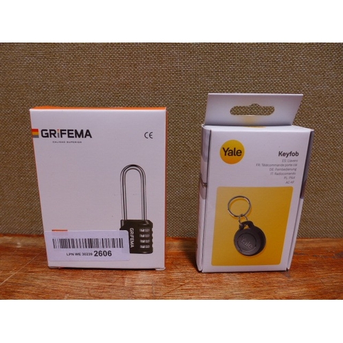 Quantity of padlocks and locks including Burg Watcher 1m security chain ...