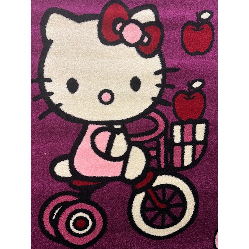 A full pile Hello Kitty Rug