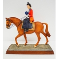 A large Queen Elizabeth II mounted figure 'Trooping the Colour', in ...