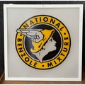 A National Benzole mixture illuminating advertsing sign