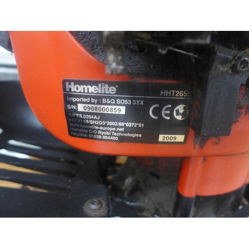 A Homelite mighty lite petrol driven hedge cutter and a Leader CS5800 ...